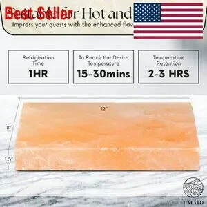 Other | Himalayan Salt Block Grilling Stone Cooking Serving Plate With ...